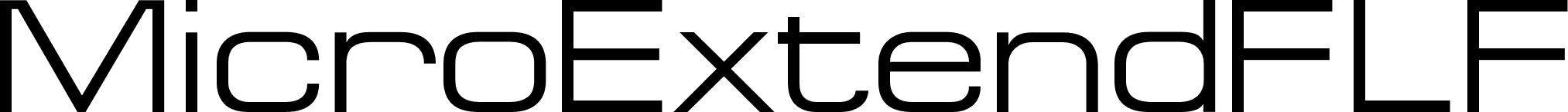 MicroExtendFLF font