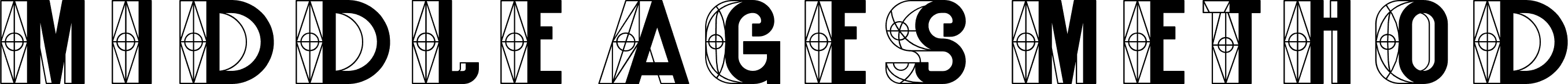 Middle Ages Method Regular font | Fonts2u.com