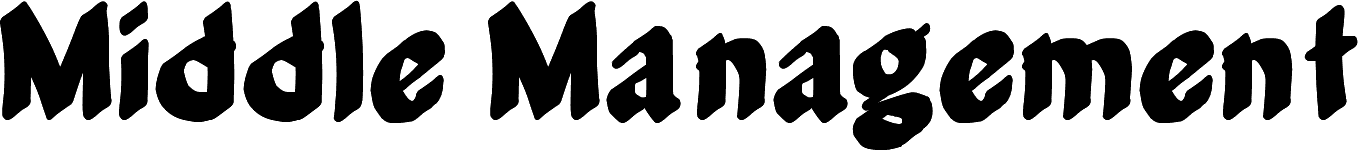 Middle Management font | Fonts2u.com