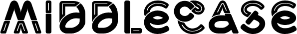 Middlecase Regular-Inline font | Fonts2u.com