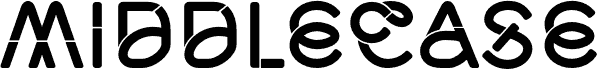 Middlecase Regular-Inline font | Fonts2u.com