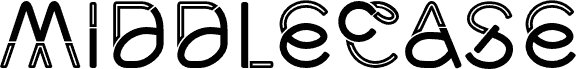 Middlecase Bold-Inline font | Fonts2u.com