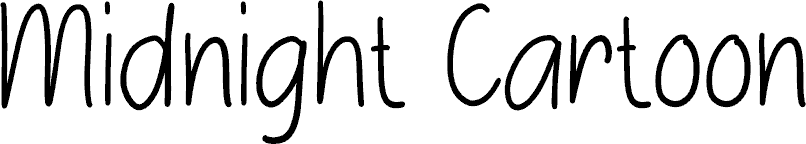 Midnight Cartoon font