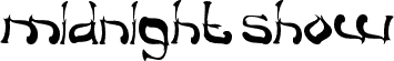 Midnight Show font | Fonts2u.com