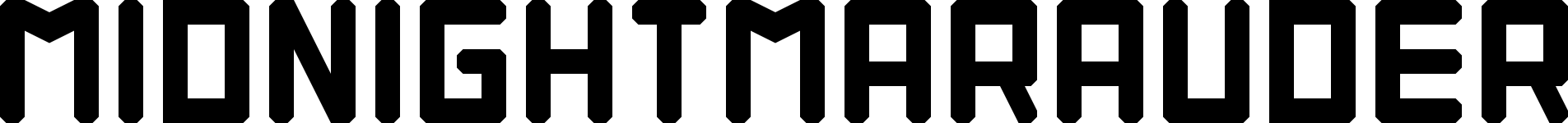 MidnightMarauder Regular font | Fonts2u.com