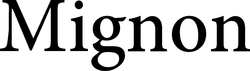 Mignon-Medium font