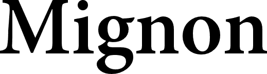 Mignon-Semibold font
