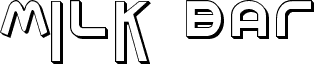 Milk Bar font