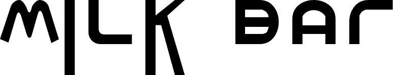 Milk Bar font