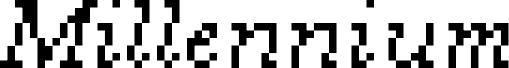Millennium Bold font | Fonts2u.com