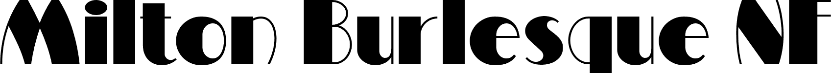 Milton Burlesque NF font | Fonts2u.com