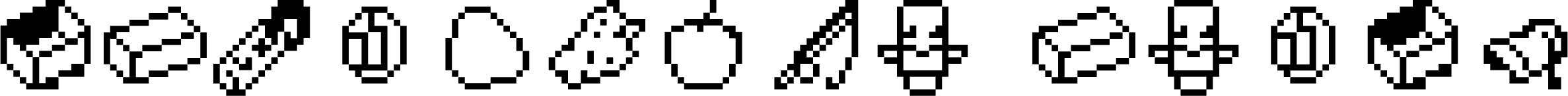 Minecraft Items Regular fonte | Fonts2u.com