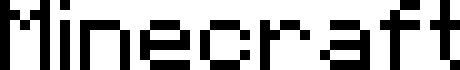 Minecraft Bold font