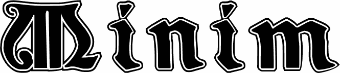 Minim Outline ExtraBold font | Fonts2u.com