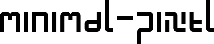 minimal-pixel pixel font