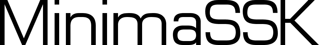 MinimaSSK font | Fonts2u.com