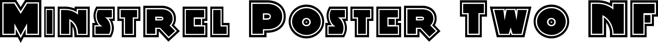 Minstrel Poster Two NF font