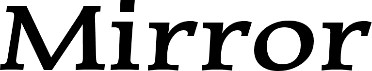 Mirror Bold font | Fonts2u.com