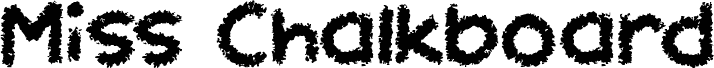 Miss Chalkboard Italic font | Fonts2u.com
