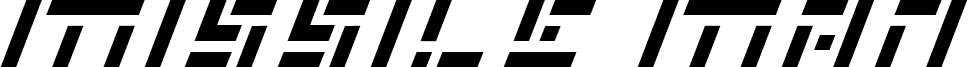 Missile Man font | Fonts2u.com