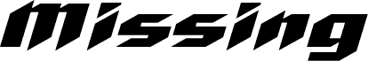 Missing Light font