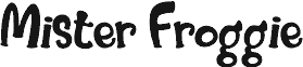 Mister Froggie Extend font