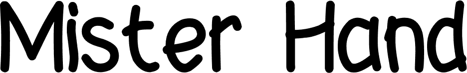 Mister Hand font