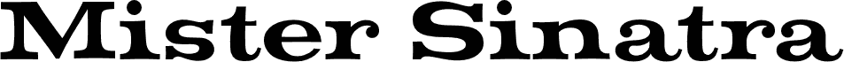 Mister Sinatra Slim font | Fonts2u.com