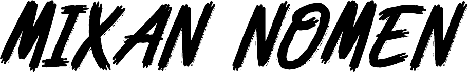 Mixan Nomen fuente | Fonts2u.com
