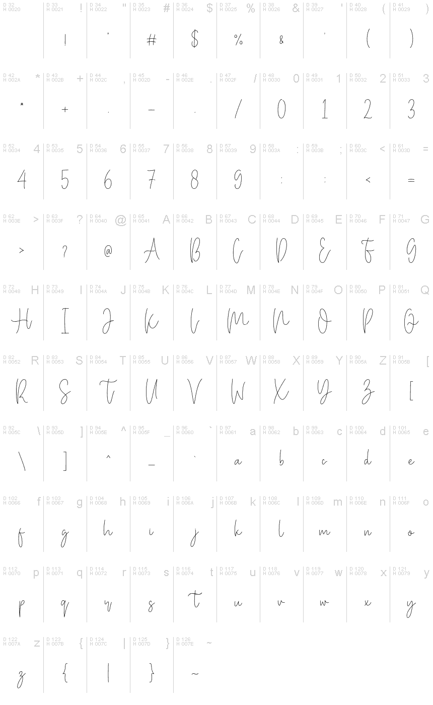 Miya Wayne font | Fonts2u.com