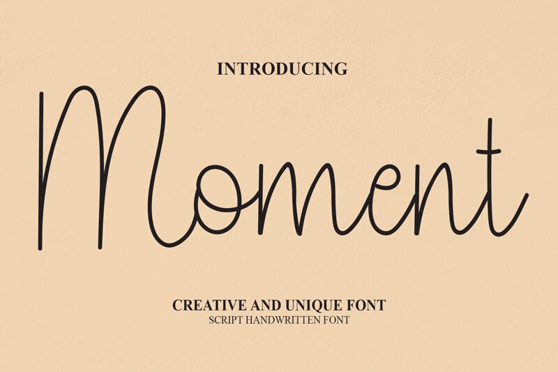 Moment font | Fonts2u.com