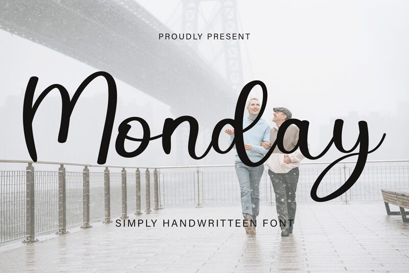 Monday font | Fonts2u.com