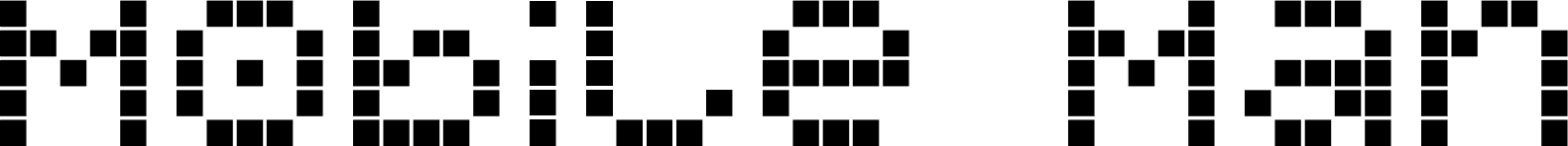 Mobile Man font | Fonts2u.com