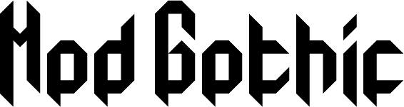 Mod Gothic Regular font | Fonts2u.com