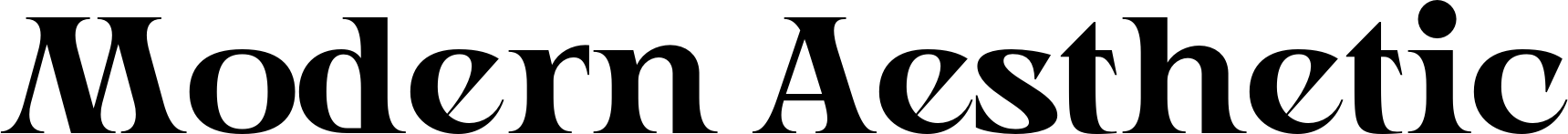 Modern Aesthetic - Demo Version Regular font | Fonts2u.com