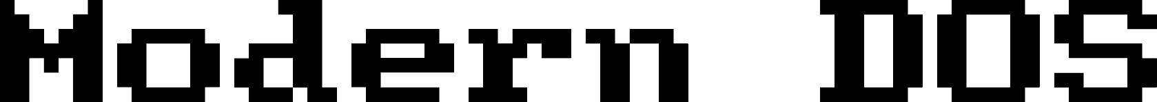 Modern DOS 437 8x8 font