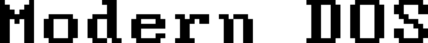 Modern DOS 437 9x14 font