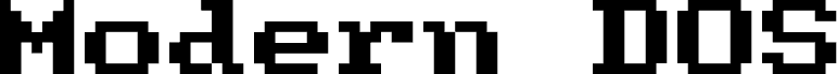Modern DOS 8x16 font | Fonts2u.com