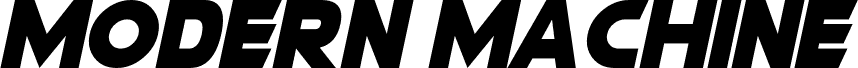 Modern Machine font | Fonts2u.com