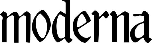 moderna font | Fonts2u.com