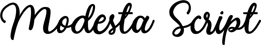 Modesta-Script font | Fonts2u.com