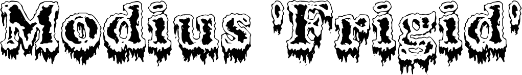 Modius 'Frigid' font