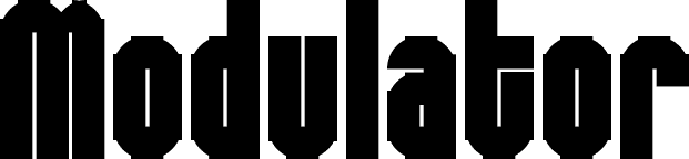 Modulator Regular font