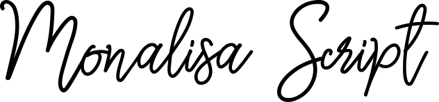 Monalisa Monoline Script font | Fonts2u.com