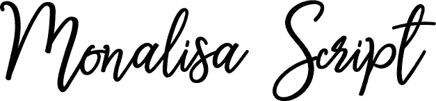 Monalisa Script font | Fonts2u.com