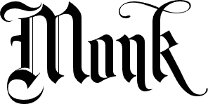 Monk Gothic font
