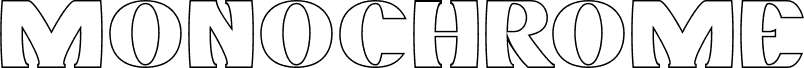 MONOCHROME font
