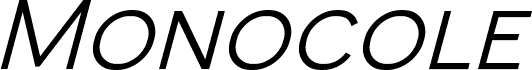 Monocole Free Semi Bold font