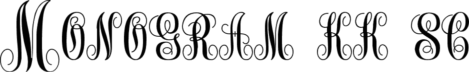 Monogram kk sc font | Fonts2u.com