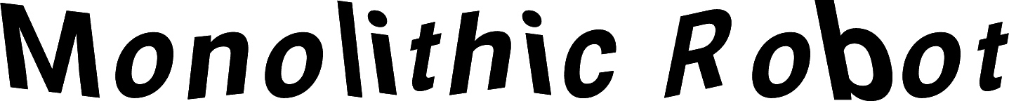 Monolithic Robot Bold font | Fonts2u.com
